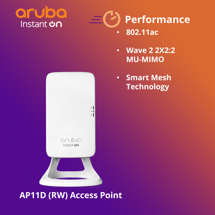 Aruba Instant On AP11D (RW) Access Point (Standalone) [R2X16A] | Lazada ...