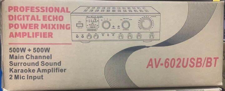 FT STAR AV-602 Karaoke Amplifier/ Bluetooth Professional Microphone ...