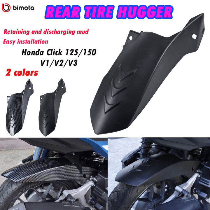 Bimota Motorcycle Tire hugger Honda Click 125/150 Rear Mudguard For ...