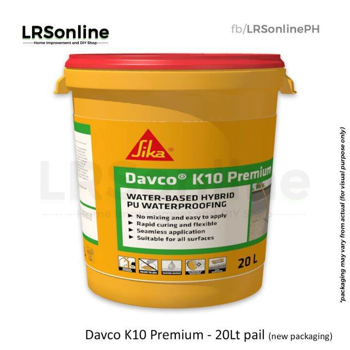 Davco K10 Premium - Water-based Hybrid PU Waterproofing - 20Lt | Lazada PH