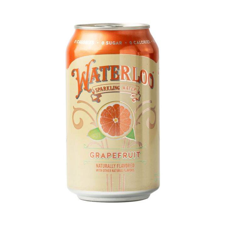 Waterloo Sparkling Water Grapefruit 355mL | Lazada PH
