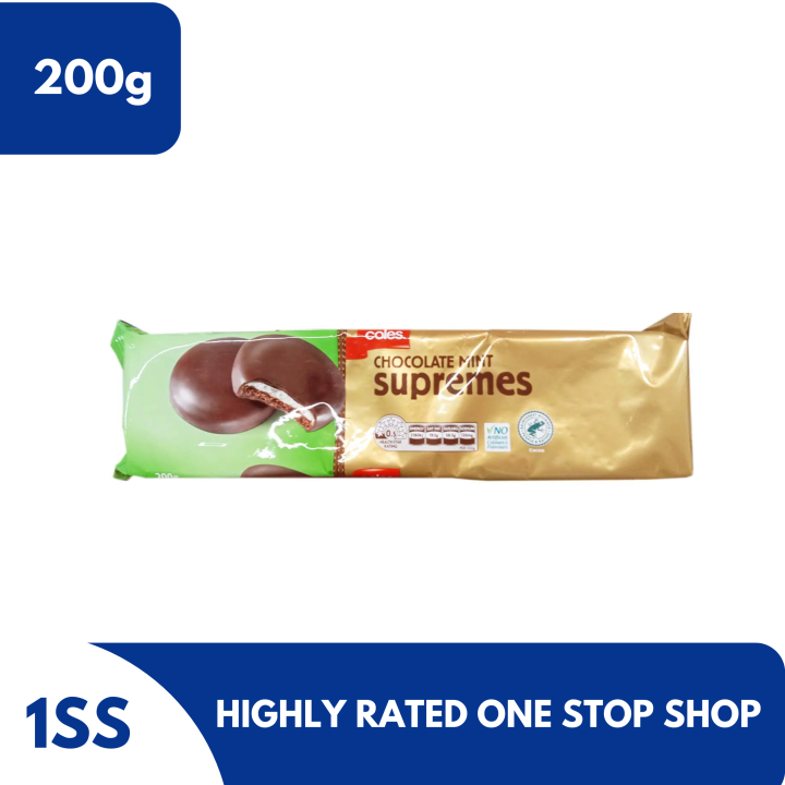 Coles Chocolate Mint Supremes, 200g | Lazada PH