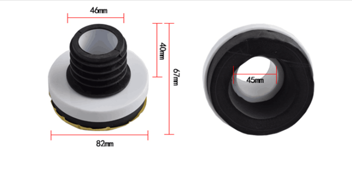 Urinal flange sealing ring urinal rubber wharf wall row squat pit ...