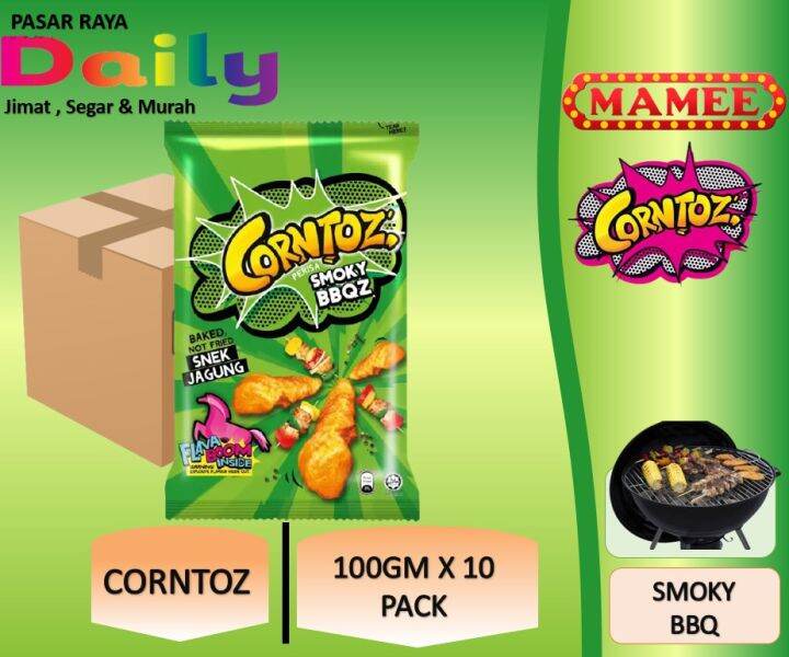 CORNTOZ 100GM x 10 PACK - SMOKY BBQ**BY BUNDLE** | Lazada