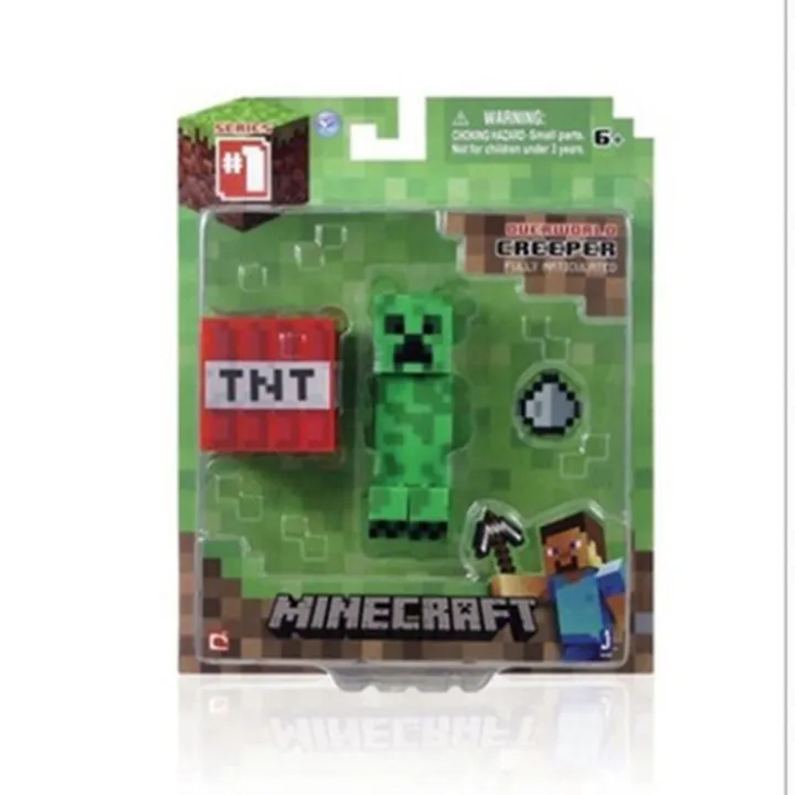 【Godzilla Zone】Toys around minecraft, sword, pickaxe, movable doll ...