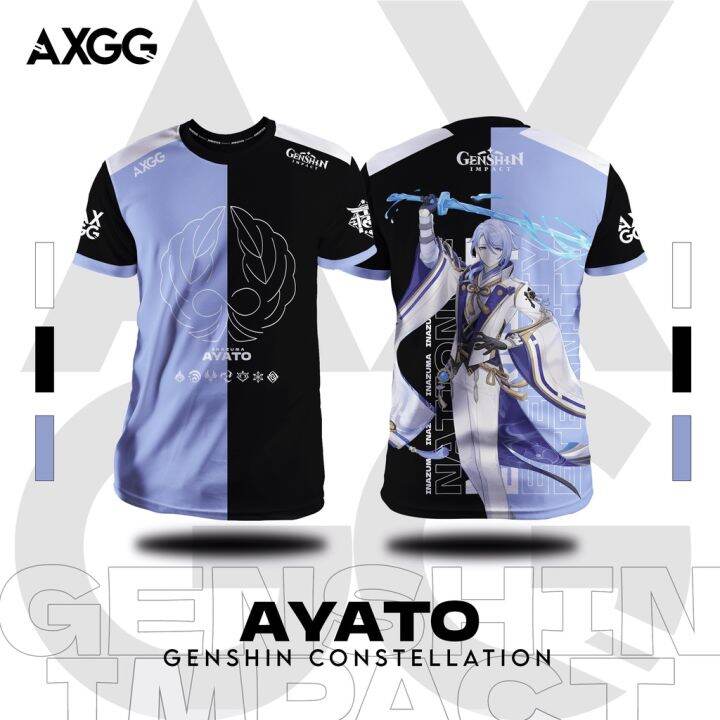 2022 AXGG " Genshin Impact Constellation - AYATO " Gaming Shirt | Lazada PH