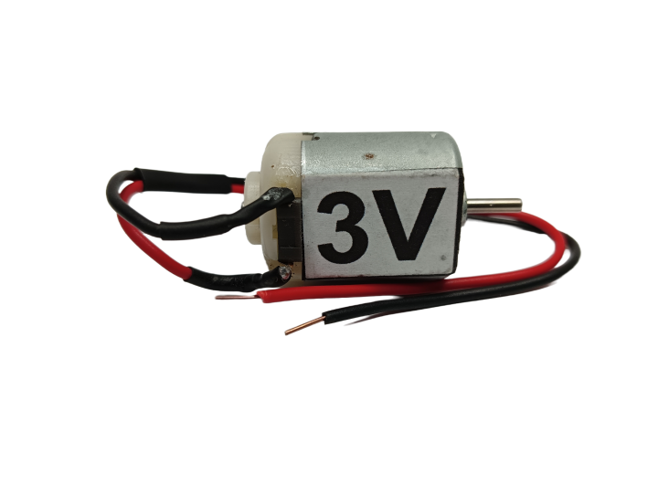 DC MOTOR with WIRE, 25x15x20mm, Best for USB Fans, Electric Toys, Alarm ...