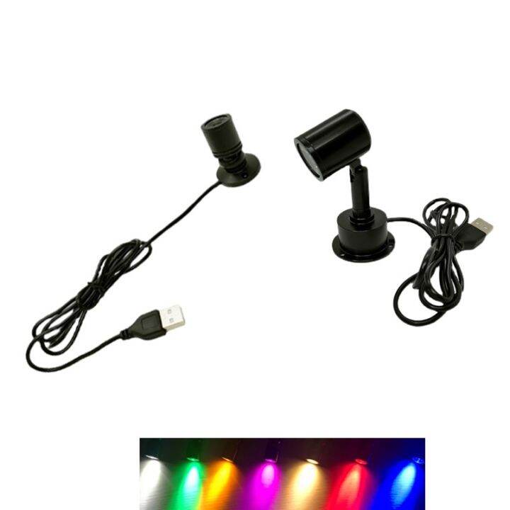Led USB Spotlight 3W DC5V Jewelry Cabinet Showcase Counter Lamp Surface ...