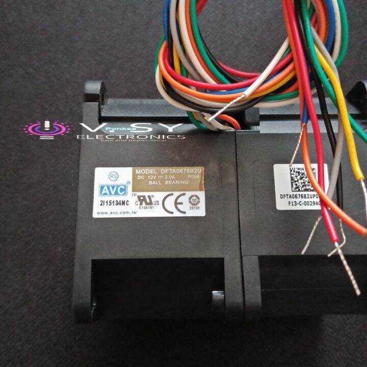 AVC 12v 3a 60mm Turbo Super High Speed High Air Flow DC Blower Fan Dual ...