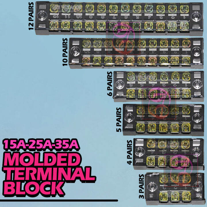 15A/25A/35A Terminal Block Molded Case | Lazada PH