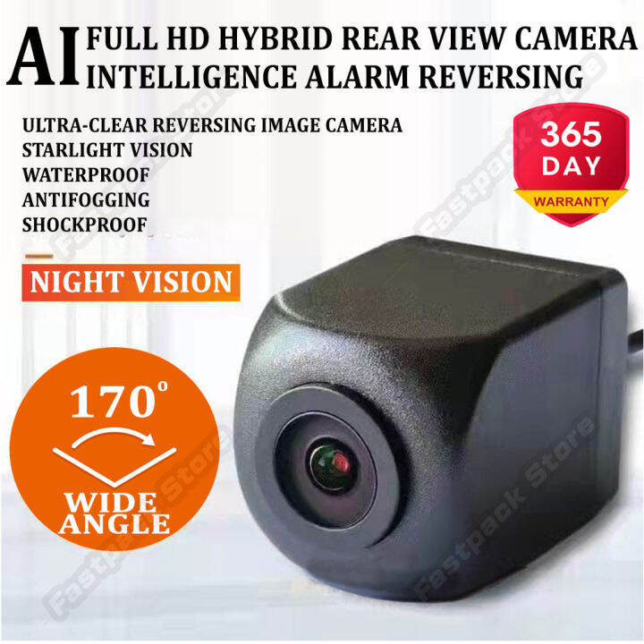 AI FULL HD HYBRID 720P REAR VIEW CAMERA INTELLIGENCE ALARM REVERSING ...