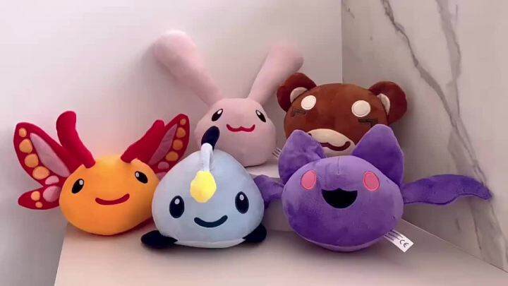 Kawaii Genshin Impact Slime Rancher 2 Game Figure Angler Batty Ringtail ...