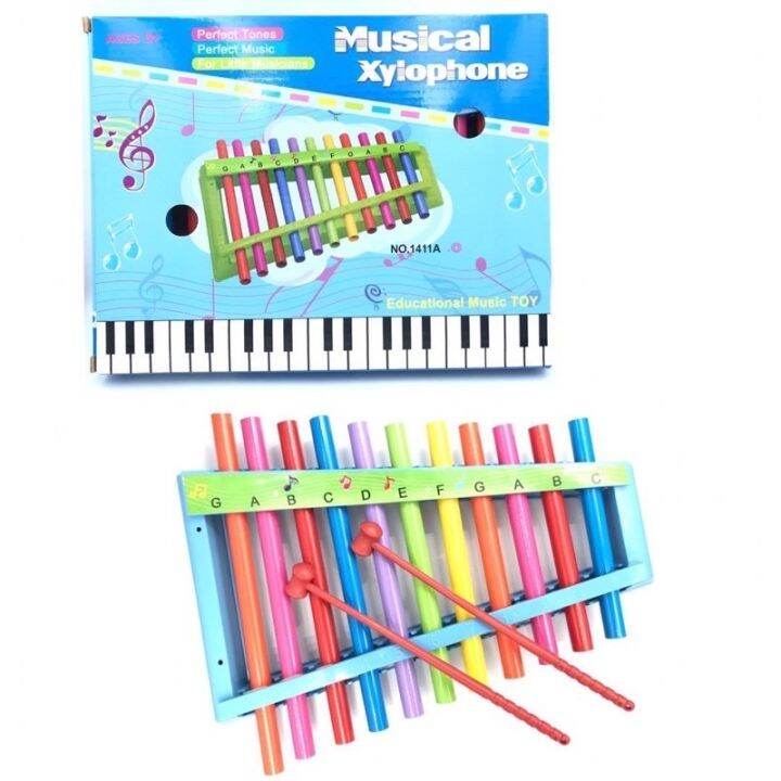 【Ready Stock】 D23 Musical Instrument 13 Notes Xylophone Kids Musical ...