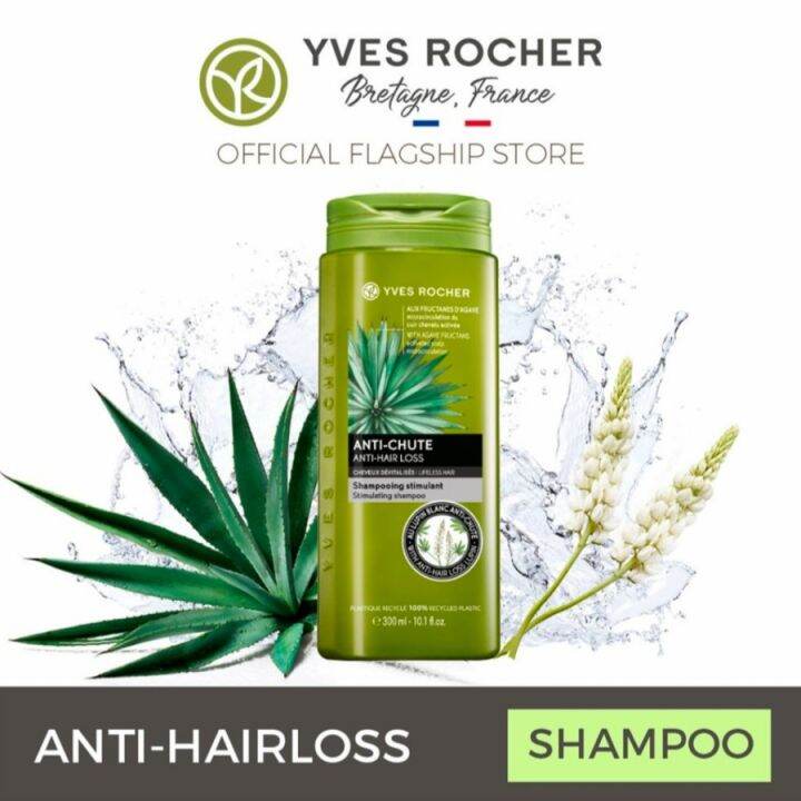 YVES ROCHER Anti Chute Hair Loss Stimulating Shampoo 300 ml - Rontok | Lazada Indonesia