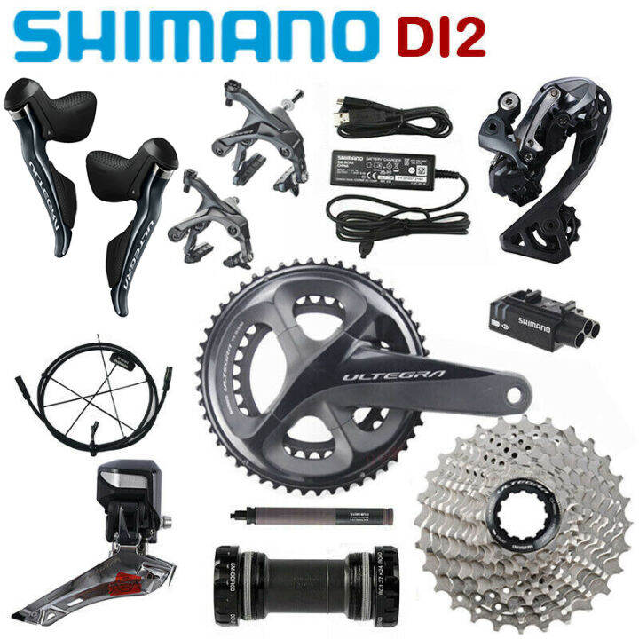 Shimano Di2 Ultegra R8050อิเล็กทรอนิกส์ Groupset 2X11ความเร็วจักรยาน ...