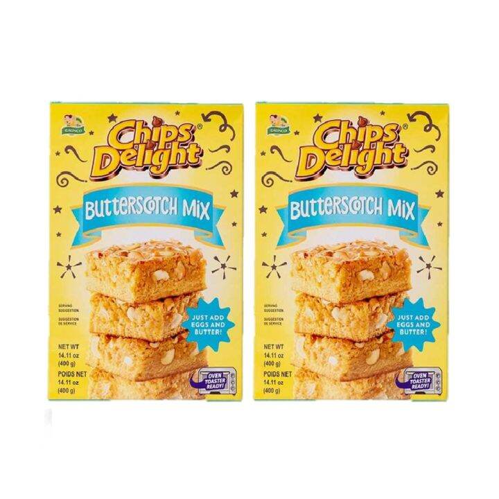 Chips Delight Butterscotch Baking Mix 400g - Pack of 2 | Lazada PH
