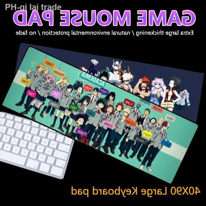 【Gaming keyboard】 Boku No Hero Academia Anime Characters Large Gaming ...