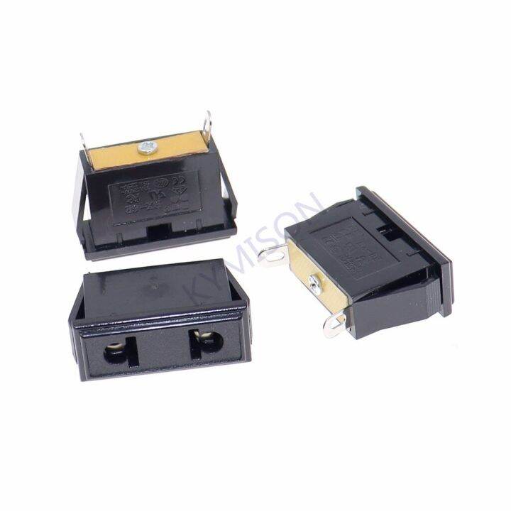 10PCS Chassis Female 2PIN AC US Nema 1-15R Inline Socket Plug Adapter ...