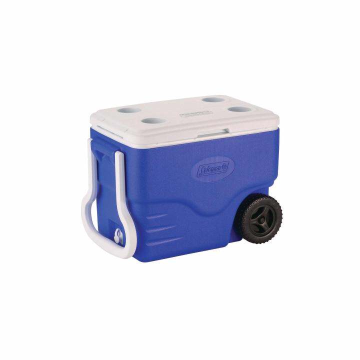 Coleman ice cooler wheeler box (40 Quart 37L Blue) | Lazada Singapore