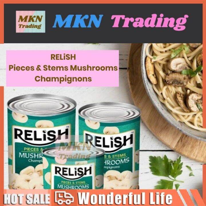 Relish Mushroom Pieces and Stems 184g 284g and 400g | Lazada PH