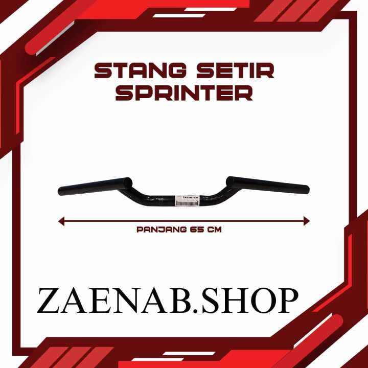 STANG SETIR RZR WARNA HITAM MODEL ORI BAHAN TEBAL PNP CB, GL, BEAT DLL ...