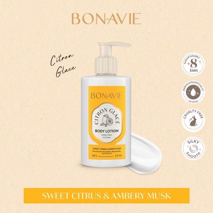 BONAVIE Body Lotion Citron Glace 250 ml | Lazada Indonesia