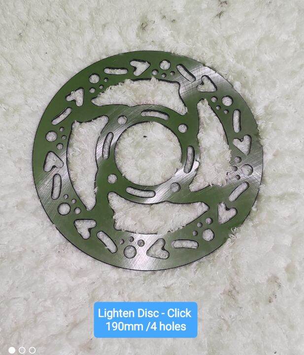 Click Lighten Disc Honda Click 190mm 4 holes Gold/Silver | Lazada PH