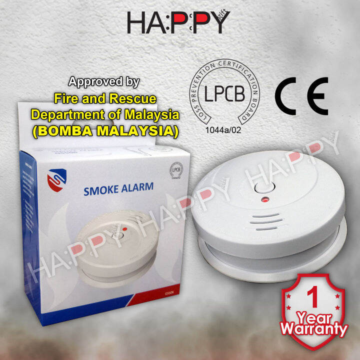 Smoke detector Smoke Alarm Fire Safety Photoelectric Smoke Sensor Alarm ...
