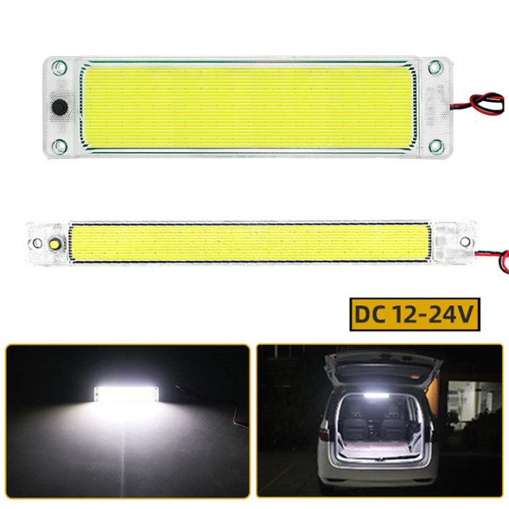 108 LED COB Light Car Truck Interior Cabin Dome Reading Lamp High ...
