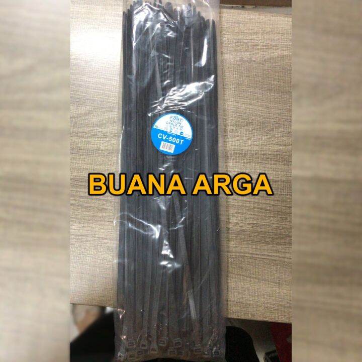 Kabel Ties Fort 500T 500 x 7.6mm Cable Tie panjang 50cm Hitam / Putih | Lazada Indonesia