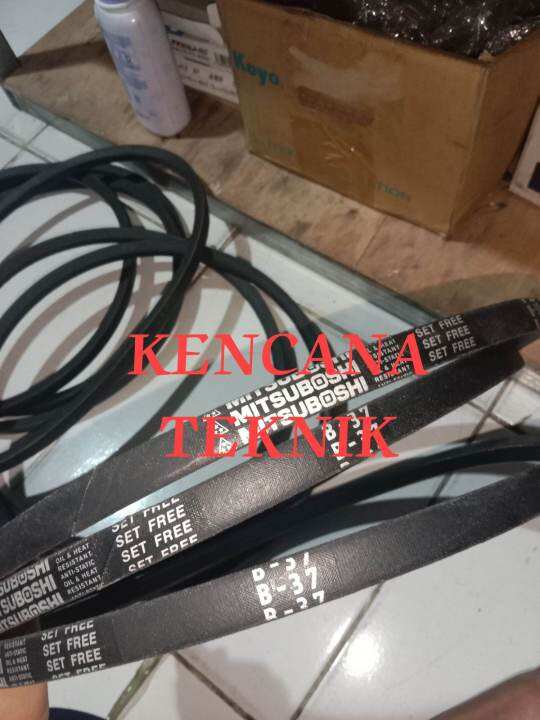 V BELT VANBELT FANBELT B37 MITSUBOSHI | Lazada Indonesia