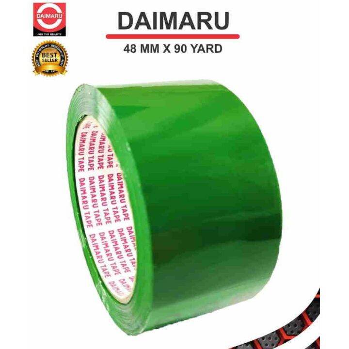 Daimaru Lakban Warna HIJAU OPP Plastik 48mm 90yard Isolasi Warna Hijau Green | Lazada Indonesia