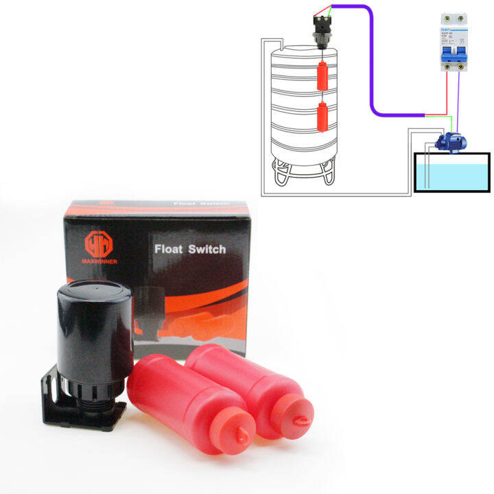 Liquid Level Control Switch Float Switch Float Switch Double Float Suspension Automatic | Lazada PH