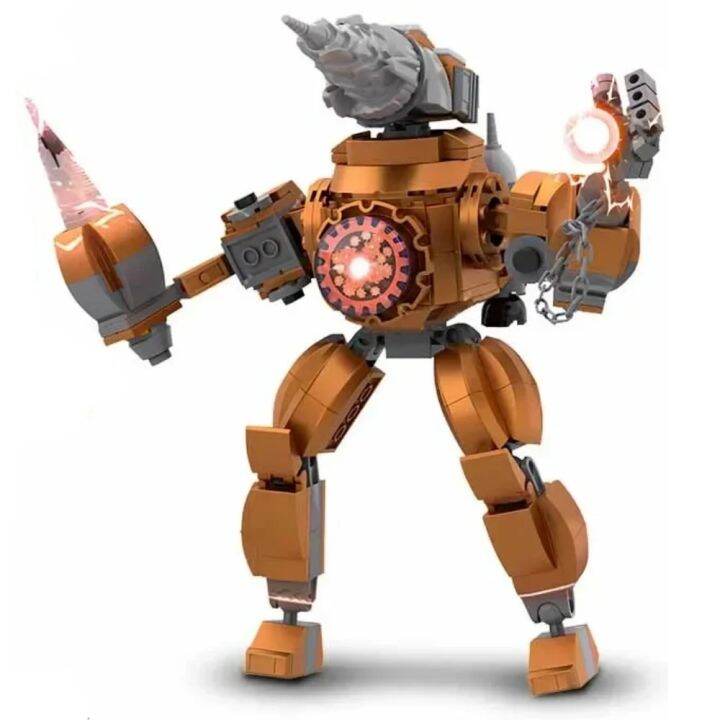 Compatible with LEGO Titan Drillman Block Skibidi Toilet Audio Man và ...