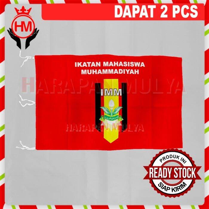 Bendera IMM Logo Ikatan Mahasiswa Muhammadiyah Merah Halus - Harapan ...