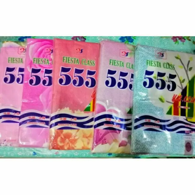 COD 555 DOUBLE SIZE (KUMOT) Bed Sheet 1 Piece, Random Color/Design Good ...