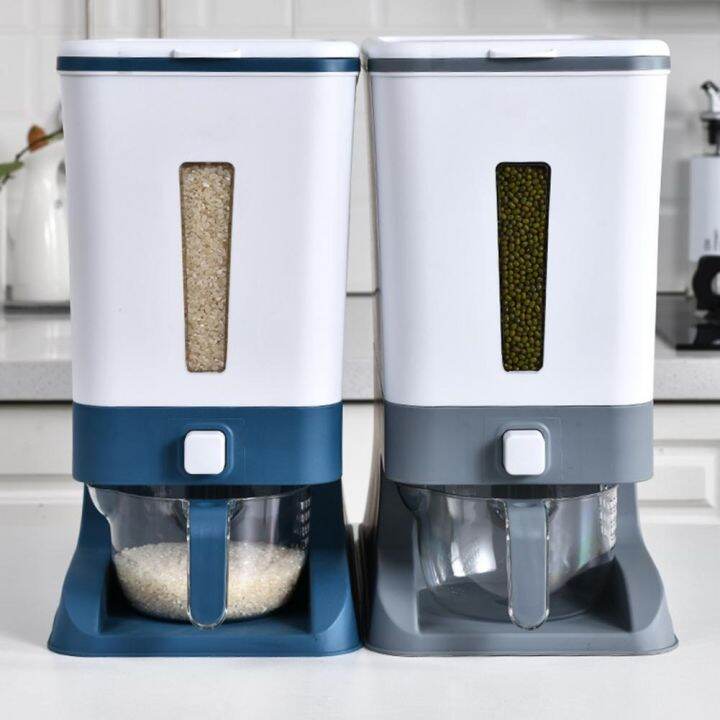 Buy now 12 Kg Rice Dispenser and Storage Sealed Rice Bucket Rice Box ...