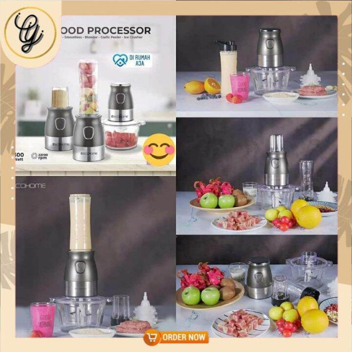 Ecohome Chopper Food Processor 6 in 1 | Lazada Indonesia