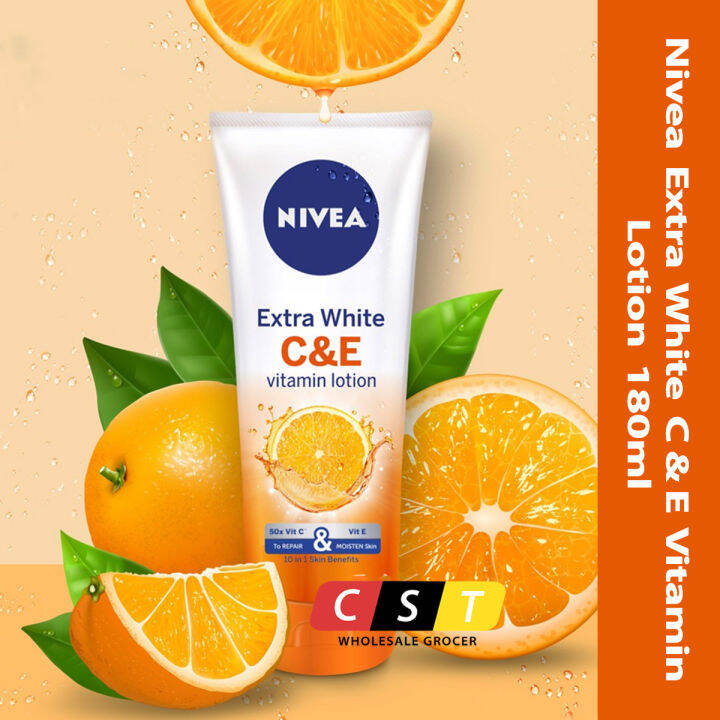 Nivea Extra White C&E Vitamin Lotion 180ml | Lazada
