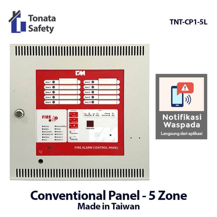 Fire Alarm Control Panel 5 Zone Tonata / MCFA Conventional | Lazada ...