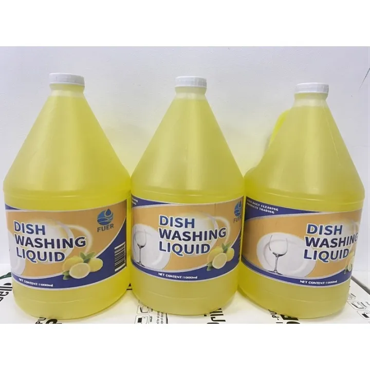 The new 2022 Fuer Mighty Clean Lemon Dish washing Liquid 1 Gallon ...