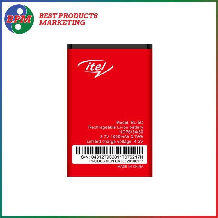 ♫BPM Itel BL-5C Battery | Lazada PH