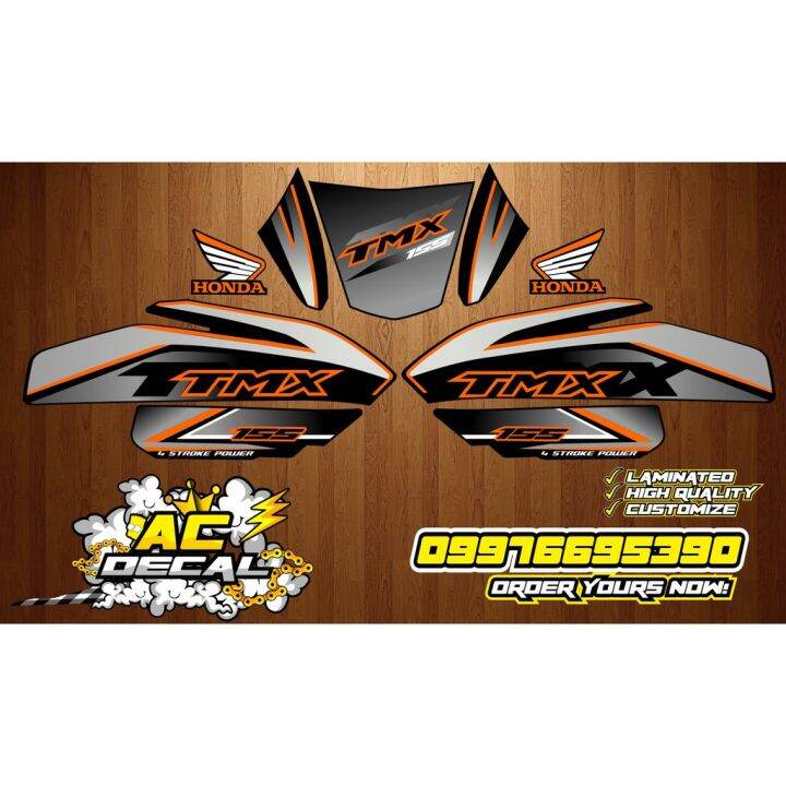 Honda TMX 155 Stock Decal Design (ACDECAL) | Lazada PH