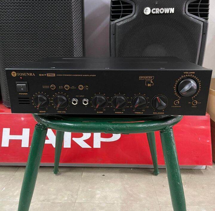 Tosunra GX7 PRO Amplifier 700watts per channel karaoke audio amplifier ...
