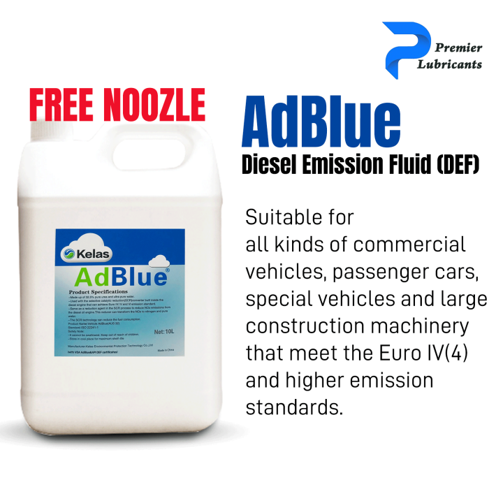 ADBLUE KELAS (10 Liters) - Adblue for Diesel Vehicles. Suitable for all type of diesel vehicles ...