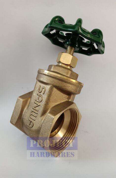 Sanwa Brass Gate Valve 1 1/2" Heavy Duty | Lazada PH