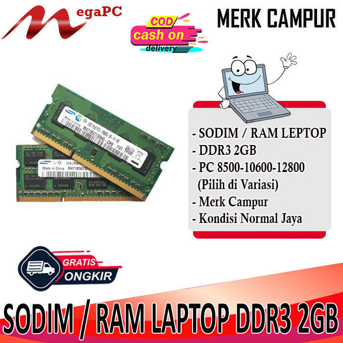 SODIM Ram Laptop DDR3 2Gb | Lazada Indonesia
