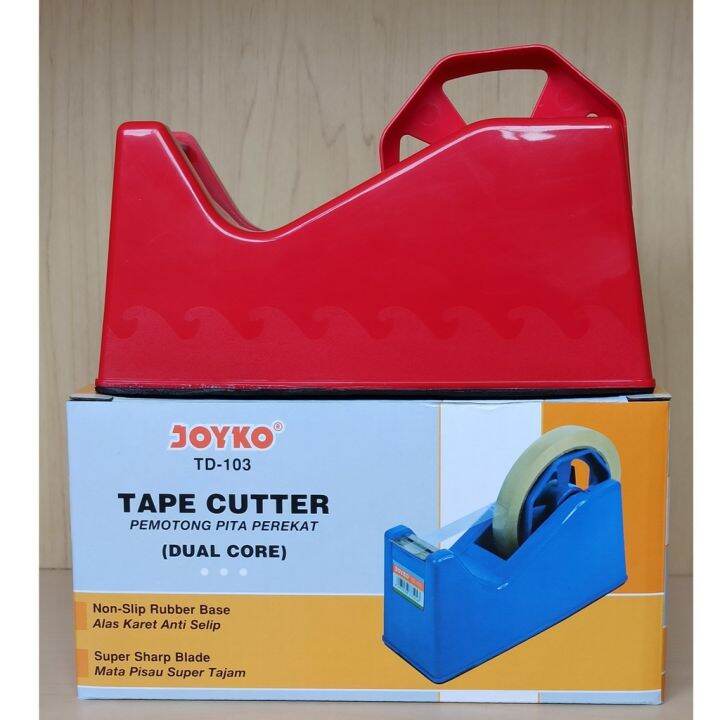 Dispenser TD-103 Joyko / Tape Cutter / Tempat Isolasi Bisa 2 Ukuran ...