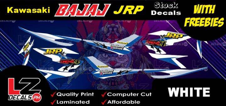 Kawasaki Bajaj JRP Stock Decals / Stickers with Freebies | Lazada PH