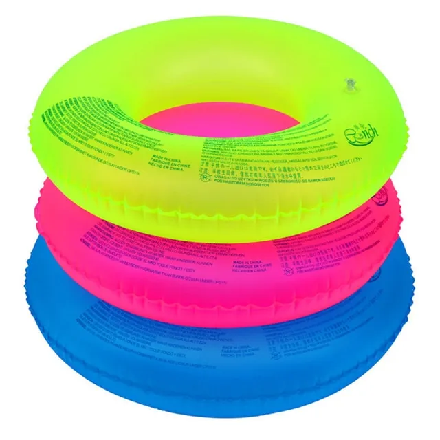 Inflatable Swim Ring Tube Swimming Pool Floating Tube Ring Safety Float ...